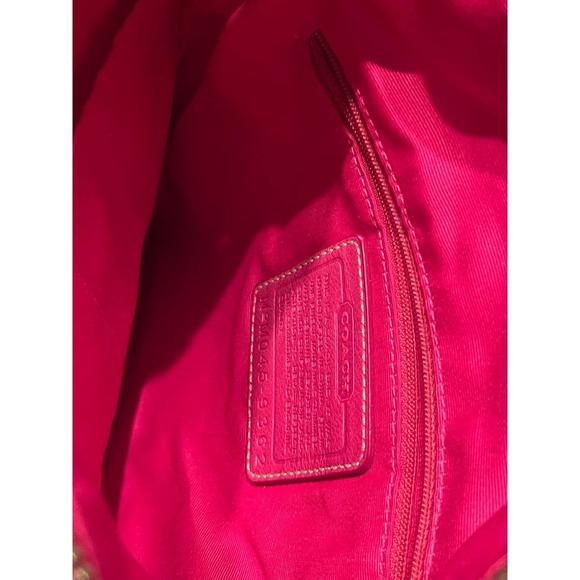 Coach | Bags | Vintage Hot Pink Coach Signature Handbag From Early 200s ...